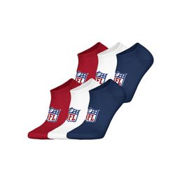 Huddle Socks ' NFL Shield Sneaker ' male Blue, Red, White size 35-38