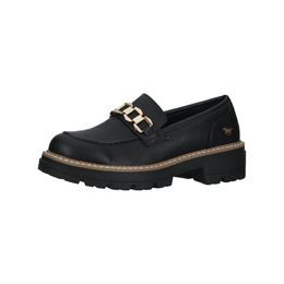Mustang Slipper Damen Größe 39 braun / gold / schwarz