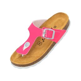 Palado Zehentrenner in pink neon lack | Gr.: 36