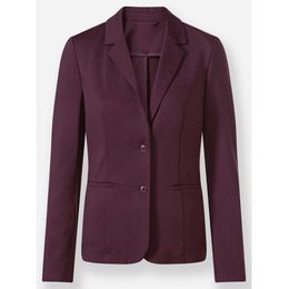 WITT WEIDEN Jersey-Blazer in burgund | Gr.: 38