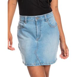 Roxy Jeansrock &raquo;Lovely Romance&laquo; Light Blue XL XL Stoff: Mischgewebe aus Baumwolle und...