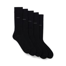 BOSS Socken &raquo;5P Uni Color CC&laquo; 5 Paar tlg. in klassischer Unifarbe 5x schwarz 43-46 43-46 Hugo BOSS Markensocken im F&uuml;nferpack