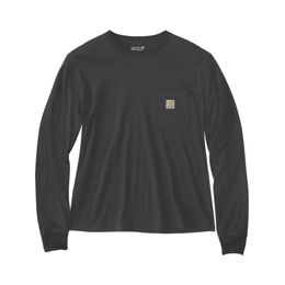 Carhartt Longsleeve "Lightw. L/S 106121" in Schwarz | Gr.: M