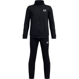 Under Armour Trainingsanzug "Icon Knit Tracksuit" in Schwarz | Gr.: M