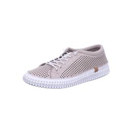 Andrea Conti Damen- Schn&uuml;rschuhe in Beige | Gr.: 42