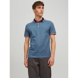 Jack & Jones JACK & JONES Poloshirt »JJEPAULOS Poloshirt mit klassischem Kragen und figurbetonter Form«, Logostickerei, modisch, schmal, Baumwolle, Polokragen...