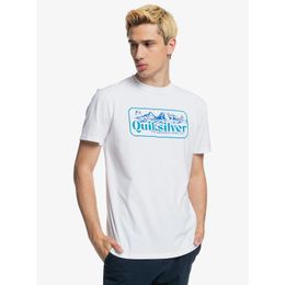 Quiksilver T-Shirt &raquo;Mountain Script&laquo; White XXL XXL Quiksilver Mountain Script - T-Shirt f&uuml;r M&auml;nner EQYZT06640