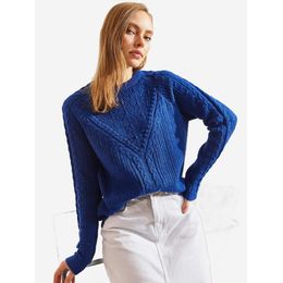 Bianco Lucci Pullover Damen Gr&ouml;&szlig;e S/L royalblau
