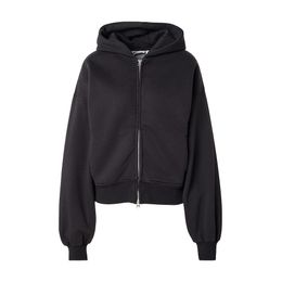WEEKDAY Zip-Up Hoodie 'Yoshi' female Black size XS
