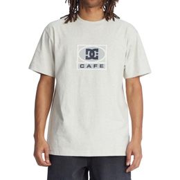 DC Shoes T-Shirt »Cafe x DC« Ash Heather XXL XXL Material: Baumwoll-Jersey [200 g/m2]
