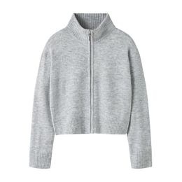 name it Strickjacke in Light Grey Melange | Gr.: 158/164