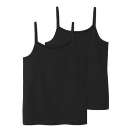 TWO SOON Tanktop in Black | Gr.: XS