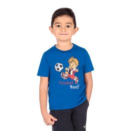 TRIGEMA T-Shirt »T-Shirt Fußball-Raudi«, 1 Stk. aqua 116 116 Single-Jersey