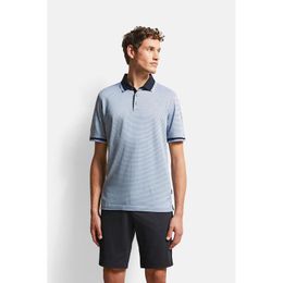 Bugatti Poloshirt mit 3-tone-Dessin hellblau 3XL 3XL 100 % Baumwolle