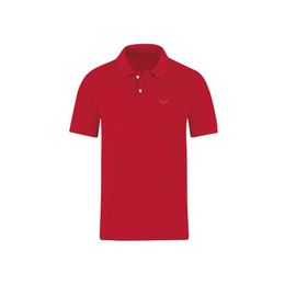 TRIGEMA Poloshirt »Polo-Shirt 100% Biobaumwolle«, 1 Stk. kirsch L L Klassische Schnittform