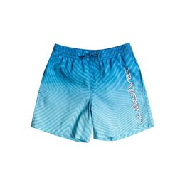 Quiksilver Badeshorts &raquo;Everyday Warped Logo 14"&laquo; Snorkel Blue 14 14 Material: Supersuede-Material