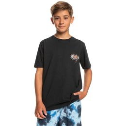 Quiksilver T-Shirt »Snaky Words« schwarz 8 8 Stoff: Baumwoll-Jersey-Stoff [160 g/m2]