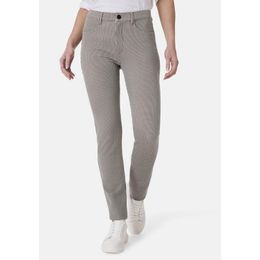 STOOKER WOMEN 5-Pocket-Hose &raquo;Milano Jersey Print Magic Shape Fit&laquo; Casual Printed, Bedruckt Magic Shape Effekt f&uuml;r Damen sand minimal aop 48 - L&auml;nge...