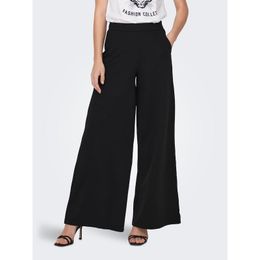 Jacqueline de Yong Jdy Damen JDY Jerseyhose &raquo;JDYTANJA LIFE WIDE FLOWY PANT JRS NOOS&laquo; schwarz XS (34), L&auml;nge 32
