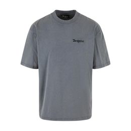 DROPSIZE T-Shirt &raquo;Herren Heavy Oversize Embo T-Shirt&laquo;, 1 Stk. washedgrey XS XS L&auml;ngere T-Shirts f&uuml;r entspannten Stil