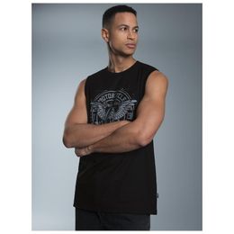 TRIGEMA Tr&auml;gertop &raquo;Tanktop mit gro&szlig;em Motorrad-Print&laquo; 1 Stk. schwarz L L Single-Jersey