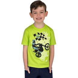 TRIGEMA T-Shirt »T-Shirt mit lässigem Motocross-Print«, 1 Stk. lemon 116 116 Single-Jersey