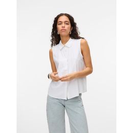 Véro Moda VERO MODA Hemdbluse »VMNORA SL SHIRT WVN GA NOOS« Bright White S S Ärmellose Bluse von Vero Moda