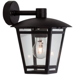 BRILLIANT LEUCHTEN Brilliant Shermie Au&szlig;enwandleuchte Schwarz, 1-flammig