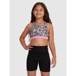 Roxy Seamless Shorts &raquo;Breeze Of The Pond&laquo; Anthracite 14 14 Stoff: Baumwoll-Elasthan-Ripp-Mischgewebe