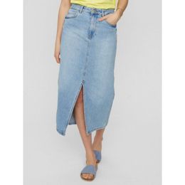 N&uuml;mph N&Uuml;MPH Midirock &raquo;Skirt NUTORONTO&laquo; Medium Blue Denim 42 42 Feminine R&ouml;cke in verschiedenen L&auml;ngen und Passformen