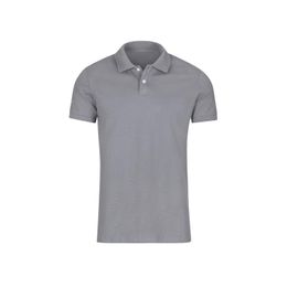 TRIGEMA Damen Poloshirt &raquo;TRIGEMA Poloshirt aus elast. Piqu&eacute;&laquo; 1 Stk. grau L