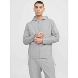 Jack & Jones JACK & JONES Kapuzensweatjacke &raquo;JCOCLOUD SWEAT ZIP HOOD NOOS&laquo; Light Grey Melange XXL XXL Interlock ist ein zweilagiges Gewebe, das sich dick, fest...