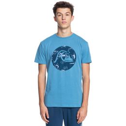 Quiksilver T-Shirt &raquo;Bubble Jam&laquo; Blue Heaven L L Stoff: leichter Baumwoll-Jersey