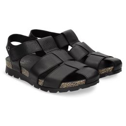 Panama Jack Sandale &raquo;Stanley&laquo; Sommerschuh, Klettschuh, Urlaubschuh mit gepolsterter Lederinnensohle schwarz 45 45 Bequeme Sandalen im praktischen...
