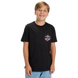 Quiksilver T-Shirt »Ev In Flames« schwarz 12(148-156cm) 12(148-156cm) Stoff: Baumwoll-Jersey, [160 g/m2]
