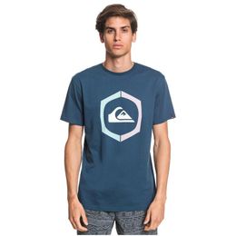 Quiksilver T-Shirt &raquo;Sure Thing&laquo; Majolica Blue L L Stoff: leichter Baumwoll-Jersey