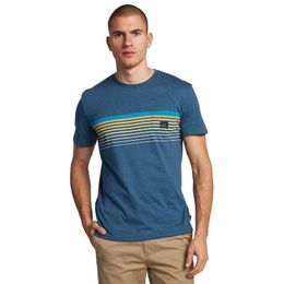 Quiksilver T-Shirt &raquo;Slab&laquo; Majolica Blue Heather XL XL Stoff: leichter Baumwoll-Jersey