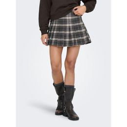 Only Karorock &raquo;ONLCHELSEA CHECK SKIRT PNT&laquo; Black Checks:white S S Karierter Minirock von Only