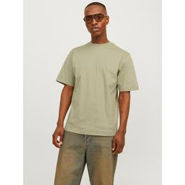 Jack & Jones Jack & Jones Herren Rundhalsshirt &raquo;JJEURBAN EDGE TEE SS O-NECK NOOS&laquo; mit Rundhalsausschnitt silber M
