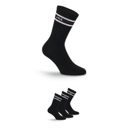 Fila Socken &raquo;UNISEX LIFESTYLE PLAIN SOCKS&laquo; 3 Paar, 3 Paar tlg. mit Logo-Schriftzug BLACK 39-42 39-42 Basicsocken von Fila