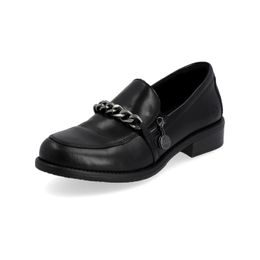 Remonte Damen Slipper &raquo; Slipper Leder/Textil&laquo; schwarz 36