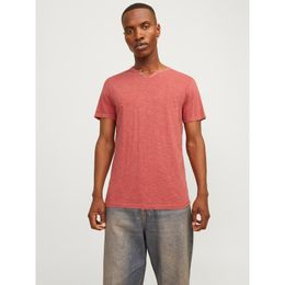 Jack & Jones JACK & JONES T-Shirt »JJESPLIT NECK TEE SS NOOS«, mit V-Ausschnitt Red Ochre S S Herren-T-Shirt von Jack & Jones