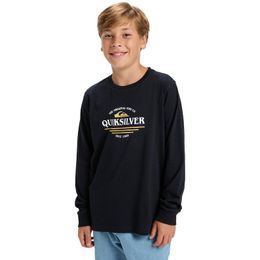 Quiksilver Jungen Langarmshirt &raquo;Ev Type Line&laquo; schwarz 14