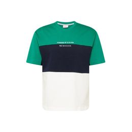 s.Oliver T-Shirt Herren Gr&ouml;&szlig;e M nachtblau / gr&uuml;n / wei&szlig;