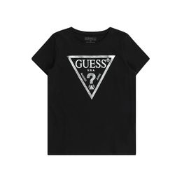 Guess T-Shirt M&auml;dchen Gr&ouml;&szlig;e 152 schwarz / silber