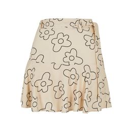 Urban Classics Jerseyrock »Damen Ladies Viscose Mini Skort« 1 Stk. softseagrassflower XXL XXL Two in One Minirock – außen klassisch, innen mit...