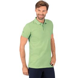 TRIGEMA Poloshirt »Slim Fit Poloshirt aus DELUXE-Piqué«, 1 Stk. pistazie M M DELUXE-Piqué-Qualität