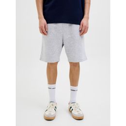 Jack & Jones JACK & JONES Sweatshorts &raquo;JPSTGORDON mit elastischem Bund&laquo; unifarben, modisch, regular fit, Webstoff Light Grey Melange XL - N-Gr N-Gr XL Bequeme...
