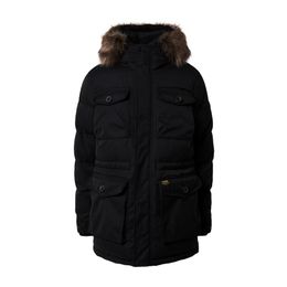 Superdry Winterparka 'Chinook' Herren Größe M hellbraun / schwarz
