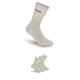 Fila Tennissocken &raquo;UNISEX CREW TENNIS FULL TERRY SOCKS&laquo; 3 Paar tlg. mit dezentem Logoschriftzug GREY 43-46 43-46 Unisex-Socke von Fila